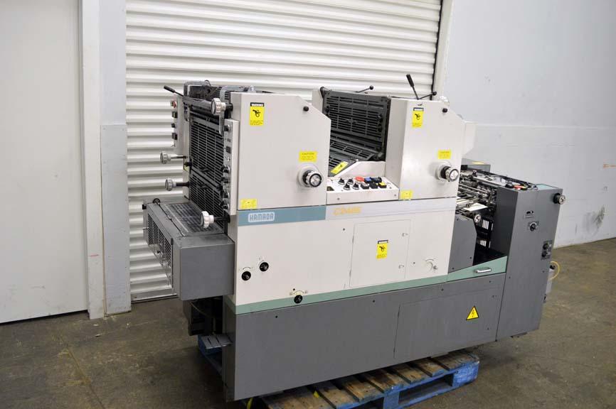 Lot #80: Hamada C248E 2 Color Offset Printing Press - WireBids